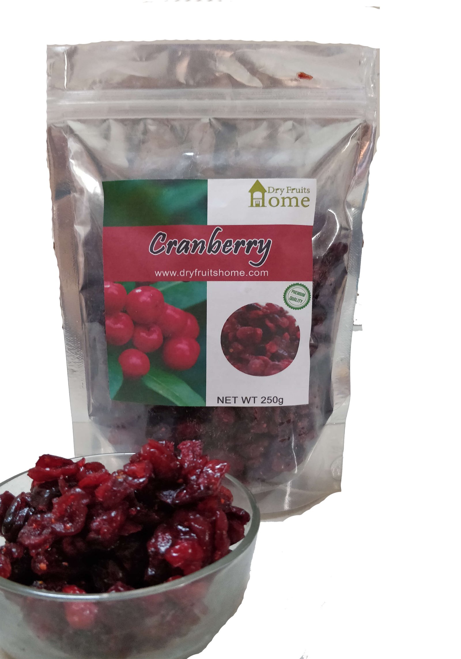 Dried Cranberry Premium Quality 200gm | Dry Fruits Home