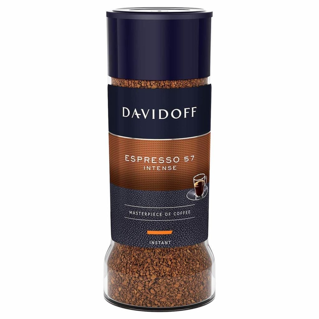 Davidoff Cafe Espresso 57 Intense Instant Coffee Jar, 100 g | Dry ...