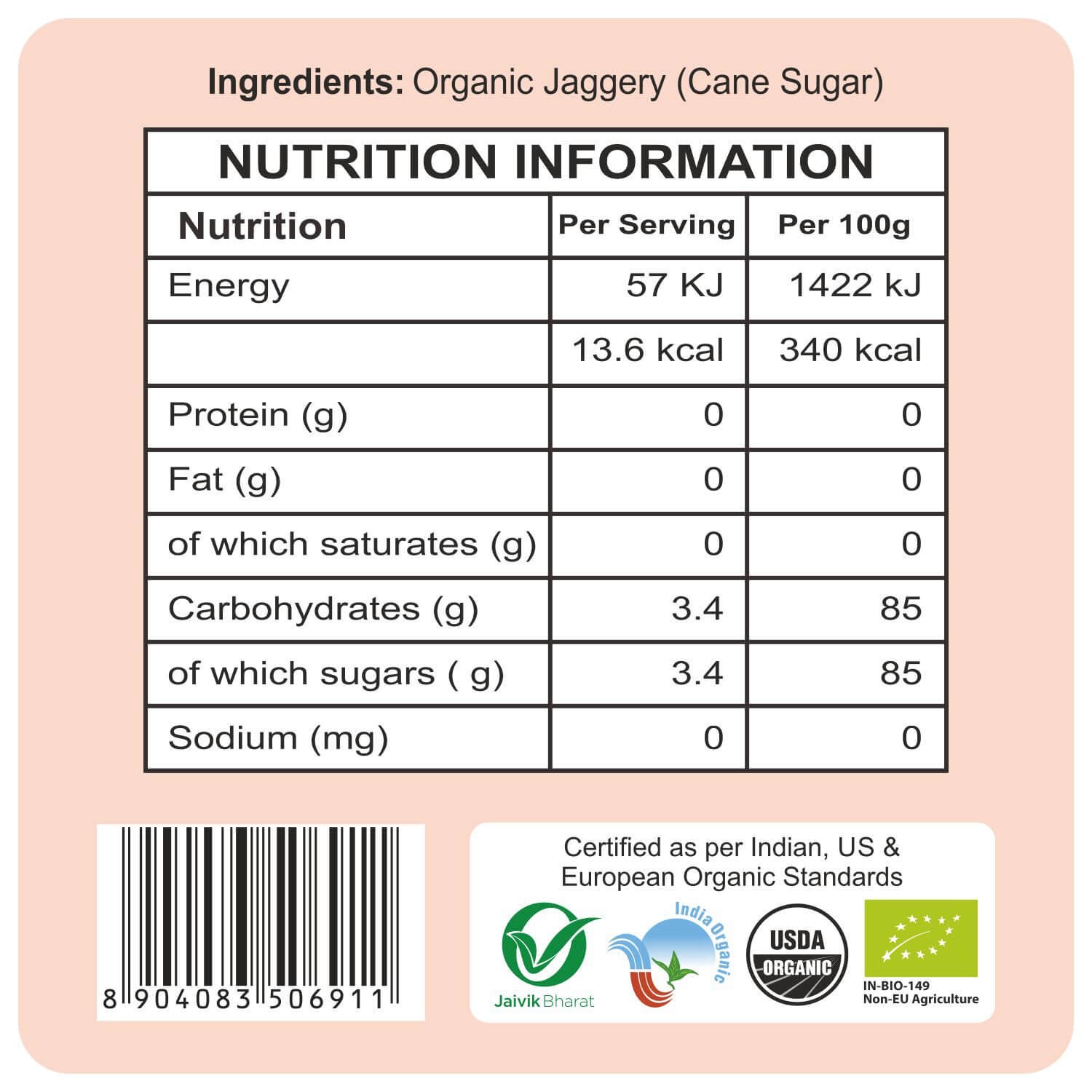 24-MANTRA-ORGANIC-JAGGERY-POWDER-500-G-NUTRITIONAL-INFO | Dry Fruits ...